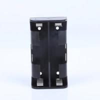 China Special Custom Battery CASE BOX 2 Cell ABS Plastic Holder with Nickel Plated Springs and Plug In Pins for Secure PCB Mounting for sale