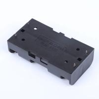 China Special Custom Battery CASE BOX 2 Cell ABS Plastic Holder with Nickel Plated Springs and Plug In Pins for Secure PCB Mounting for sale