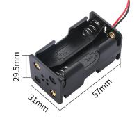 China 4-pack AA series ABS battery holders with 150mm leads, RoHs+CE certified for sale