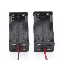 China 4-pack AA series ABS battery holders with 150mm leads, RoHs+CE certified for sale