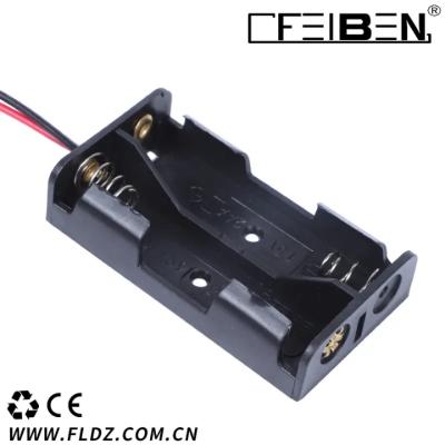 China 2AA battery holder with knife switch and wire for sale