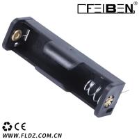 China 1AA battery holder with pins, high-quality plastic black battery storage box, ISO CE certified, includes BMS for sale