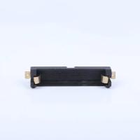 China 1AA battery holder with SMT-mounted nylon black battery storage box, ISO CE RoHS certified for sale