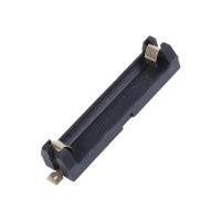 China 1AA battery holder with SMT-mounted nylon black battery storage box, ISO CE RoHS certified for sale