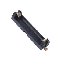 China 1AA battery holder with SMT-mounted nylon black battery storage box, ISO CE RoHS certified for sale