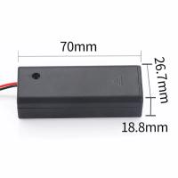 China 1AA battery holder with lid, switch, and wire. Battery compartment/holder for AA batteries for sale