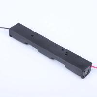 China 2AA long rectangular battery pack with wire, straight type for sale