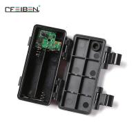 China 2AA waterproof battery box with lid, switch, wires, and timer function for sale