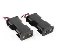 China 2AA back-to-back, double-sided 3V AA battery pack with wire for sale