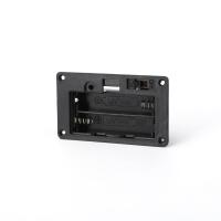 China 2AAA rechargeable square battery pack with lid and switch, black for sale