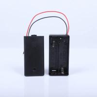China 2AA battery holder with lid, switch, and wire - custom wire available for sale