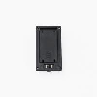 China 2AAA rechargeable square battery pack with lid and switch, black for sale