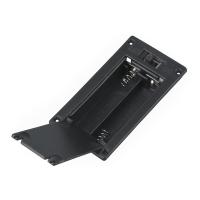 China 2AAA rechargeable square battery pack with lid and switch, black for sale