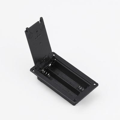 China 2AAA rechargeable square battery pack with lid, no switch, black for sale