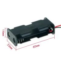 China 2AA back-to-back, double-sided 3V AA battery pack with wire for sale