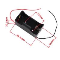 China 1*D battery holder with high-quality black plastic battery storage compartment for sale