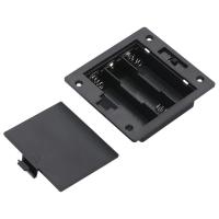 China 3AA embedded battery box with lid and switch for sale