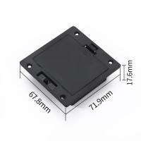 China 3AA embedded battery box with lid and switch for sale