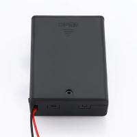 China 3 AA rechargeable square battery packs with lid and switch for sale