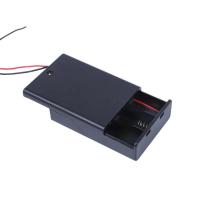 China 3 AA rechargeable square battery packs with lid and switch for sale
