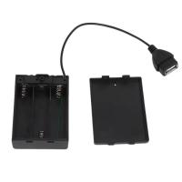 China 3AA battery pack with lid, switch, and USB plug for sale