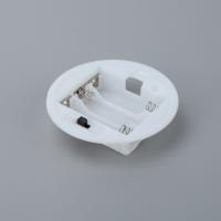 China 3 AA batteries, embedded round battery compartment with lid and switch, white version for sale