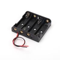 China 4AA battery holder with wire, wire end optional for sale