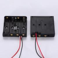 China 4 AA battery holders with wires The wire end is optional for sale