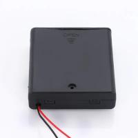 China 4 AA battery pack with lid and switch, comes with RoHS and CE certifications for sale