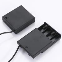 China 4 AA battery pack with lid and switch, comes with RoHS and CE certifications for sale