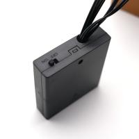 China 4 AA battery pack with lid and switch, comes with RoHS and CE certifications for sale