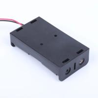 China 2-pack 18650 lithium battery pack with wires, laid side by side for sale