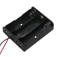 China 3-pack 18650 lithium battery pack with wires, laid side by side for sale
