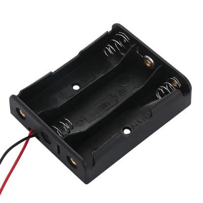 China 3-pack 18650 lithium battery pack with wires, laid side by side for sale
