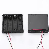 China 4-pack 18650 lithium battery pack with wires, laid side by side for sale