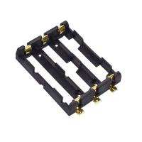 China 3 cell 18650 lithium battery holder SMT surface mount type for sale