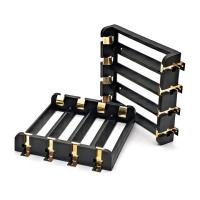 China 4 cell 18650 lithium battery holder SMT surface mount type for sale