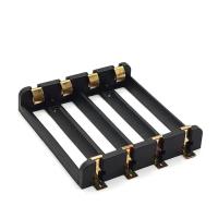 China 4 cell 18650 lithium battery holder SMT surface mount type for sale