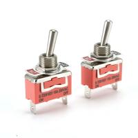 China 1021 rocker switch, 12MM push-button switch, two-pin two-position switch with increased current screw terminal for sale
