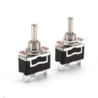 China E-TEN1121 3-pin toggle switch Type 1121 rocker switch, 12mm push-button switch, three-pin two-position switch with current-enhancing screw terminals for sale