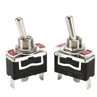 China E-TEN1122 3-pin 2-position Screw-on Toggle Switch 1122 rocker switch, 12mm push-button switch, three-pin two-position switch with current-enhancing screw terminals for sale
