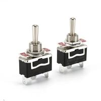China E-TEN1122 3-pin 2-position Screw-on Toggle Switch 1122 rocker switch, 12mm push-button switch, three-pin two-position switch with current-enhancing screw terminals for sale