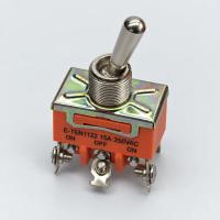 China E-TEN1122 3-pin 2-position Screw-on Toggle Switch 1122 rocker switch, 12mm push-button switch, three-pin two-position switch with current-enhancing screw terminals for sale