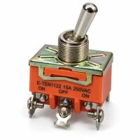 China E-TEN1122 3-pin 2-position Screw-on Toggle Switch 1122 rocker switch, 12mm push-button switch, three-pin two-position switch with current-enhancing screw terminals for sale