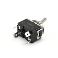 China E-TEN1221 4-pin toggle switch  1221 rocker switch, 12MM push-button switch, four-pin two-position current-boosting screw terminal for sale