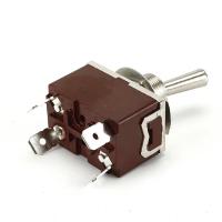 China E-TEN1221 4-pin toggle switch  1221 rocker switch, 12MM push-button switch, four-pin two-position current-boosting screw terminal for sale