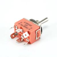 China E-TEN1322 6-pin 2-position toggle switch 1322 rocker switch, 12MM push-button switch, six-pin two-position current-boosting screw terminal for sale