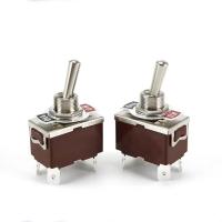 China E-TEN1221 4-pin toggle switch  1221 rocker switch, 12MM push-button switch, four-pin two-position current-boosting screw terminal for sale