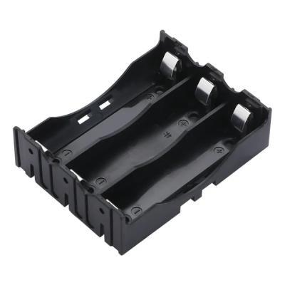 China 3-cell 18650 lithium battery holder pins/wire soldered version for sale