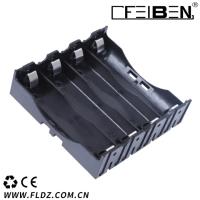 China 4-cell 18650 lithium battery holder pins/wire soldered version for sale